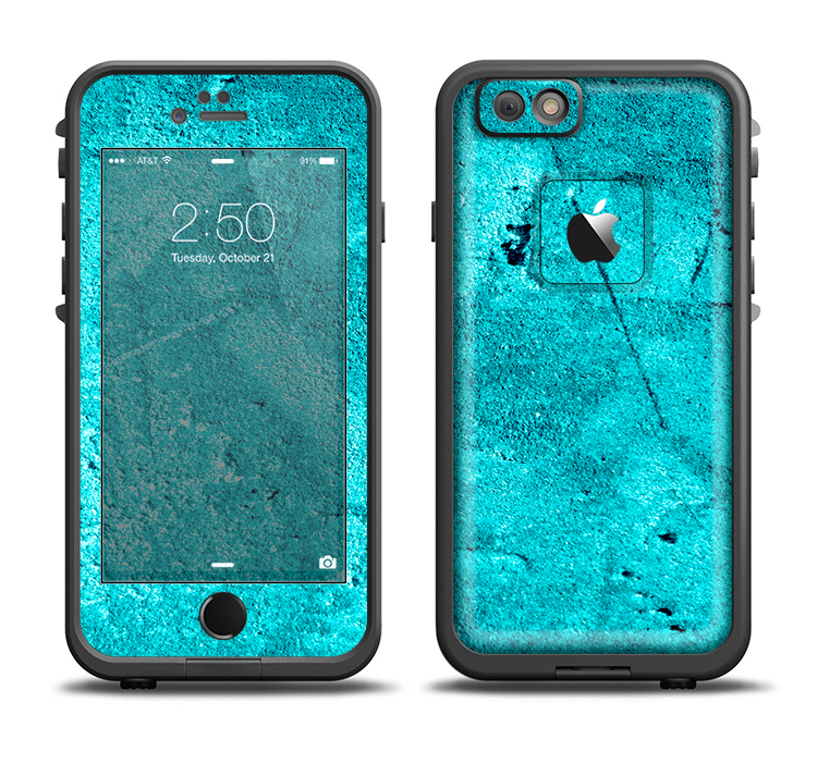 the vibrant blue cement texture Apple iPhone 6/6s Plus LifeProof Fre ...