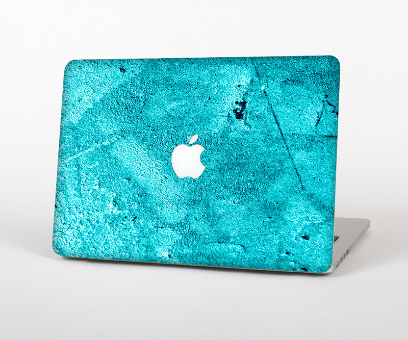 The Vibrant Blue Cement Texture Skin Set for the Apple MacBook Pro 15 ...