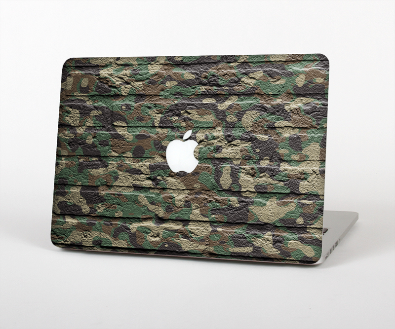 The Vibrant Brick Camouflage Wall Skin Set for the Apple MacBook Pro 1 ...