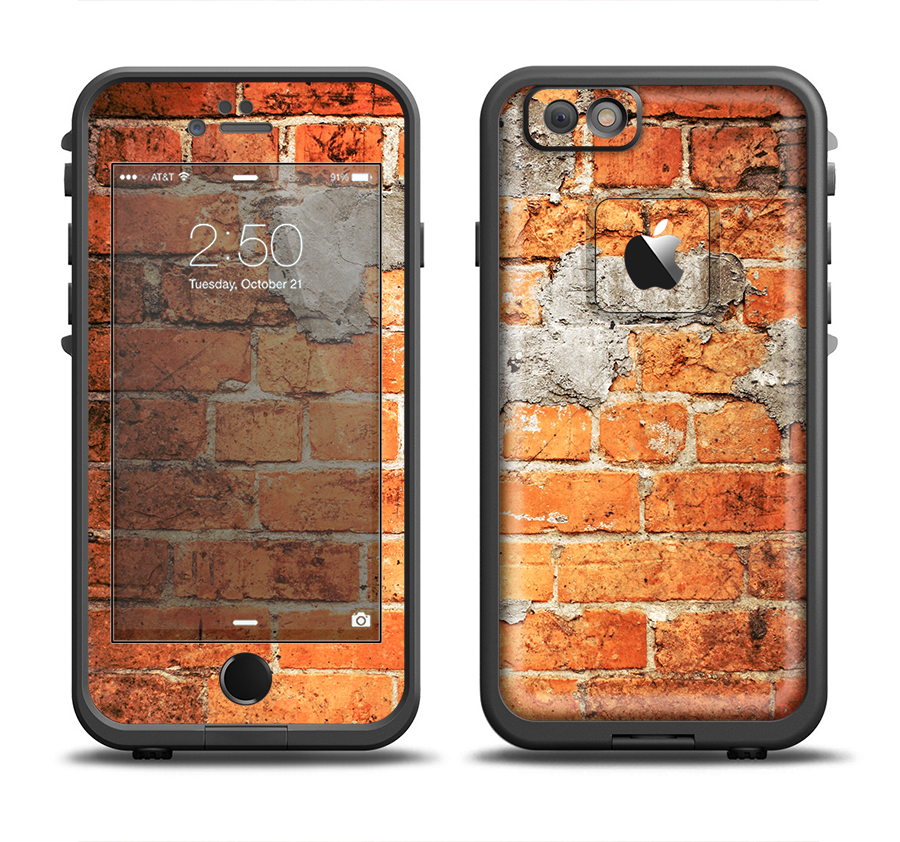 the vibrant brick wall Apple iPhone 6/6s Plus LifeProof Fre Case Skin ...
