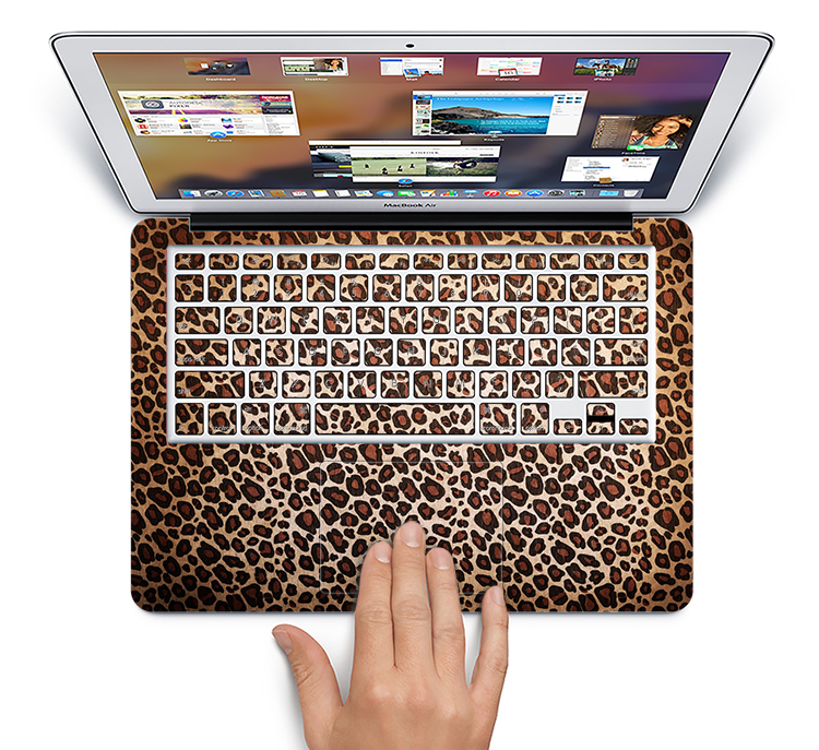 The Vibrant Cheetah Animal Print V3 Skin Set for the Apple MacBook Pro ...