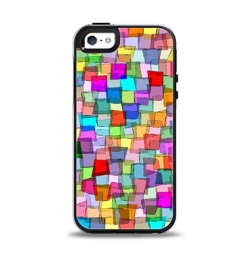 The Vibrant Colored Abstract Cubes Apple iPhone 5-5s Otterbox Symmetry ...