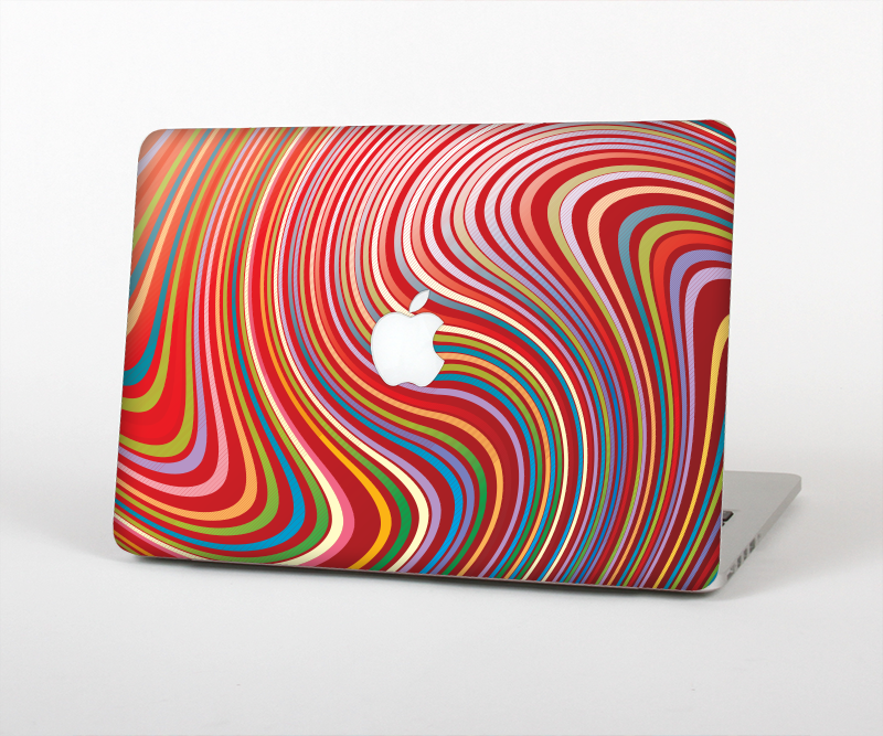 The Vibrant Colorful Swirls Skin Set for the Apple MacBook Pro 15" wit ...