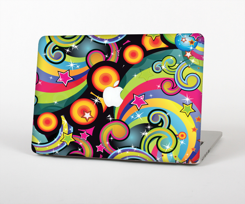 The Vibrant Fun Sprouting Shapes Skin Set for the Apple MacBook Pro 15 ...