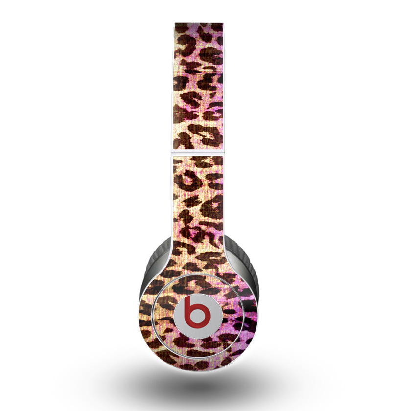 The Vibrant Striped Cheetah Animal Print Skin for the Beats by Dre Ori ...