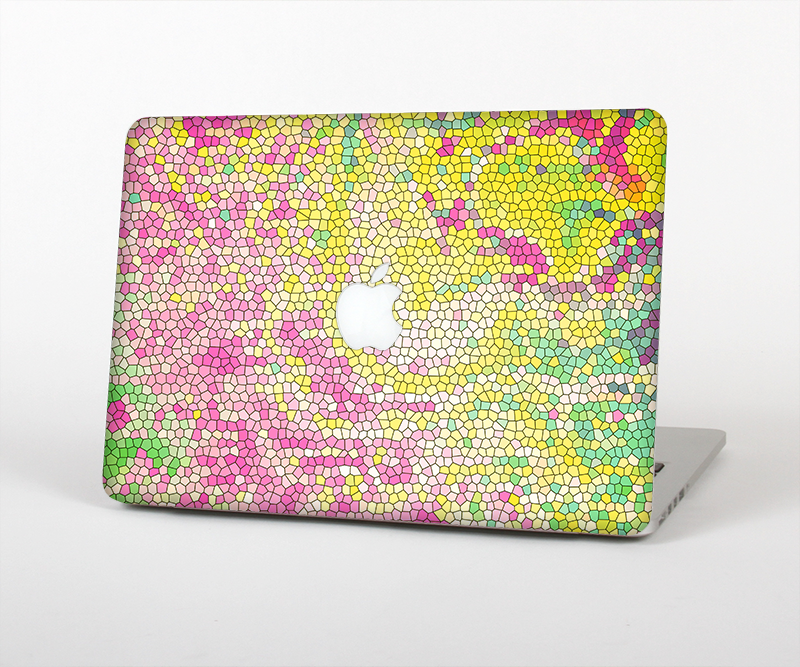 The Vibrant Yellow Colored Dots Skin Set for the Apple MacBook Pro 15 ...