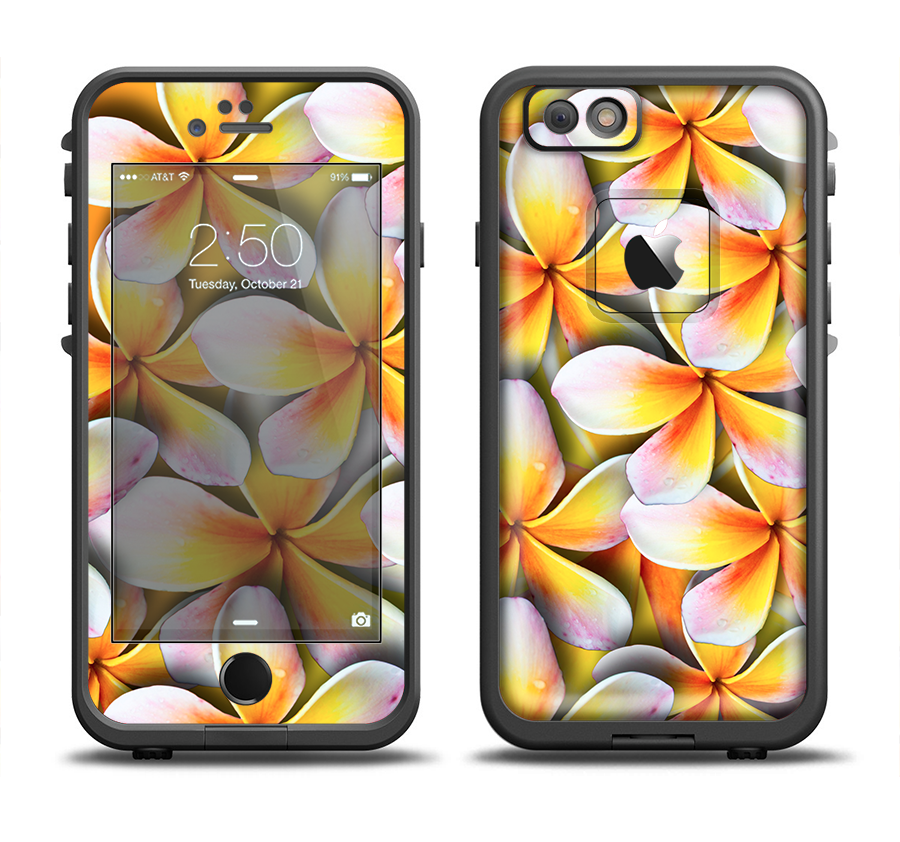 the vibrant yellow flower pattern Apple iPhone 6/6s Plus LifeProof Fre ...
