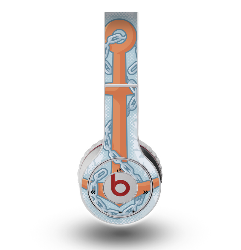 The Vintage Blue Striped & Chained Anchor Skin for the Original Beats ...