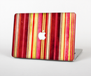 The Vintage Red & Yellow Grunge Striped Skin Set for the Apple MacBook ...