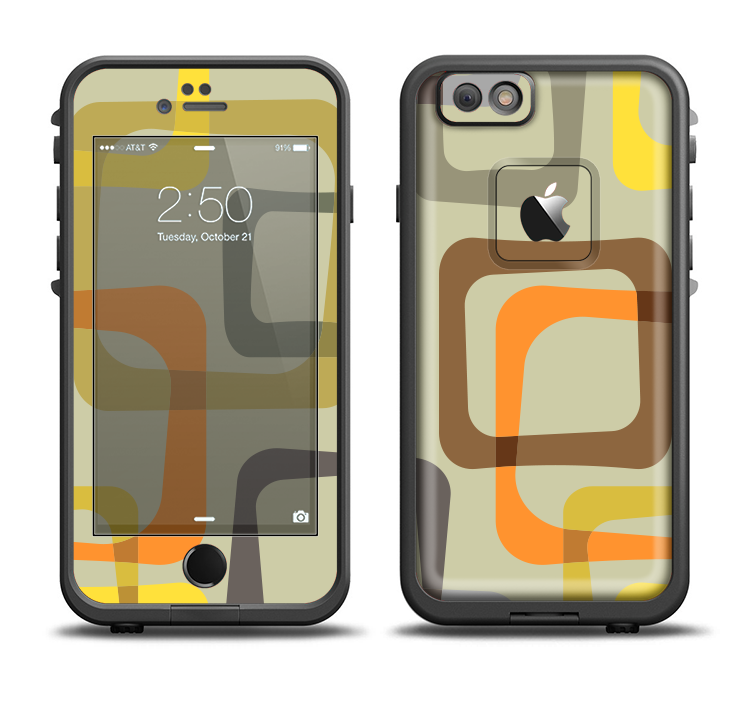 the vintage vector square pattern Apple iPhone 6/6s Plus LifeProof Fre ...