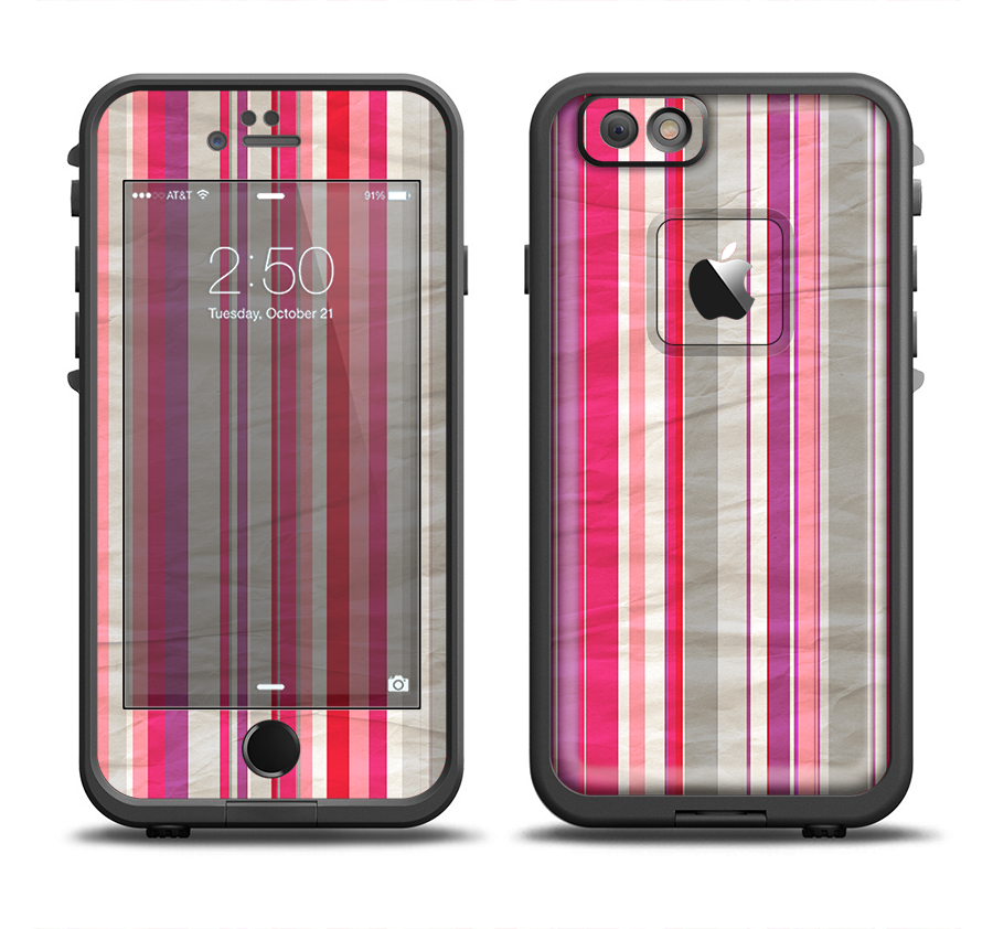 the vintage wrinkled color tall stripes Apple iPhone 6/6s Plus ...