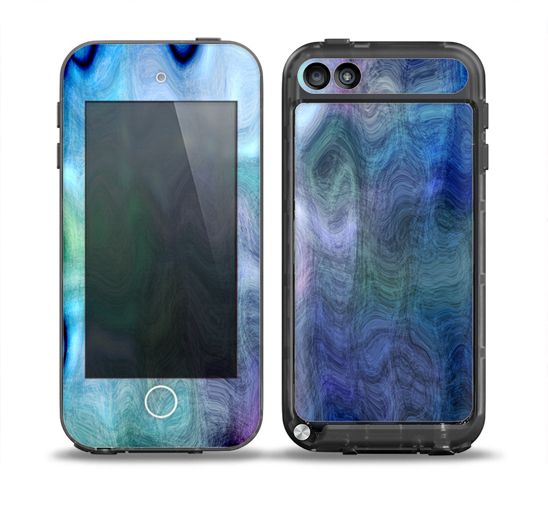 The Vivid Blue Sagging Painted Surface Skin for the iPod Touch 5th Gen ...