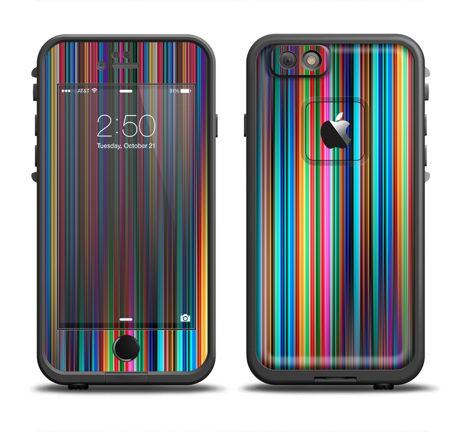 the vivid multicolored stripes Apple iPhone 6/6s Plus LifeProof Fre ...