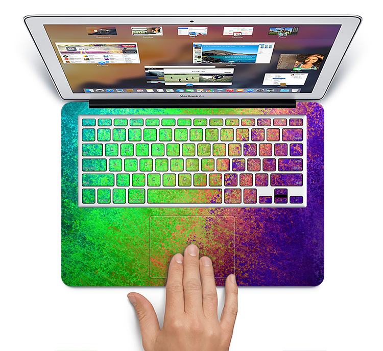The Vivid Neon Colored Texture Skin Set for the Apple MacBook Pro 15 ...