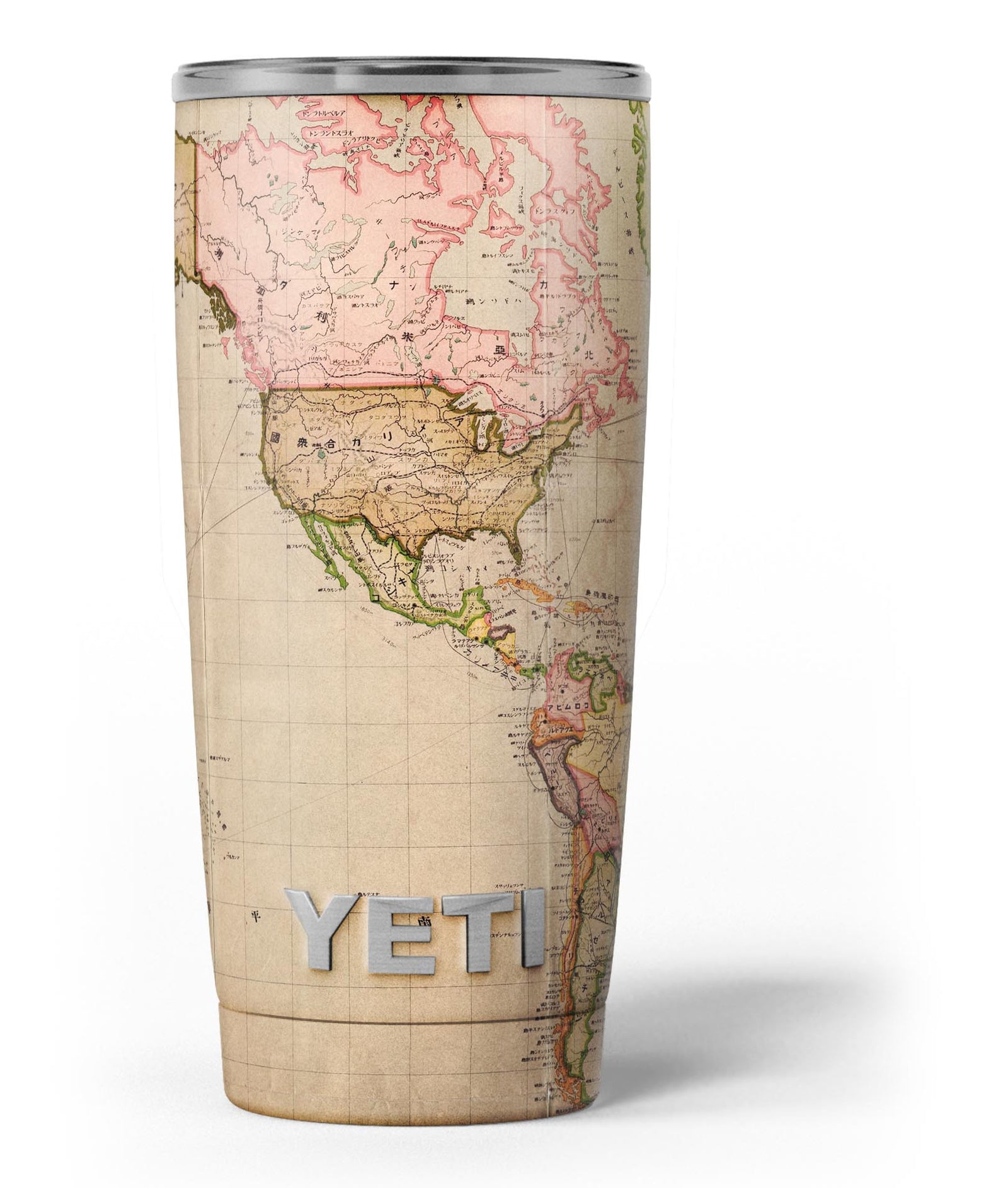 The Western World Overview Map - Skin Decal Vinyl Wrap Kit compatible ...