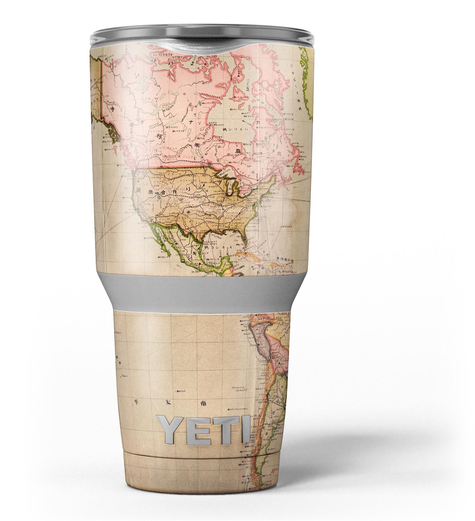 The Western World Overview Map - Skin Decal Vinyl Wrap Kit compatible ...