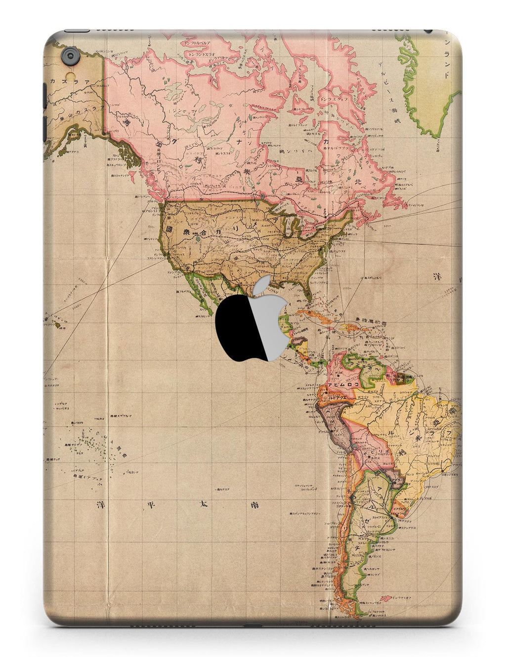 The Western World Overview Map Full Body Skin for the iPad Pro (12.9 ...