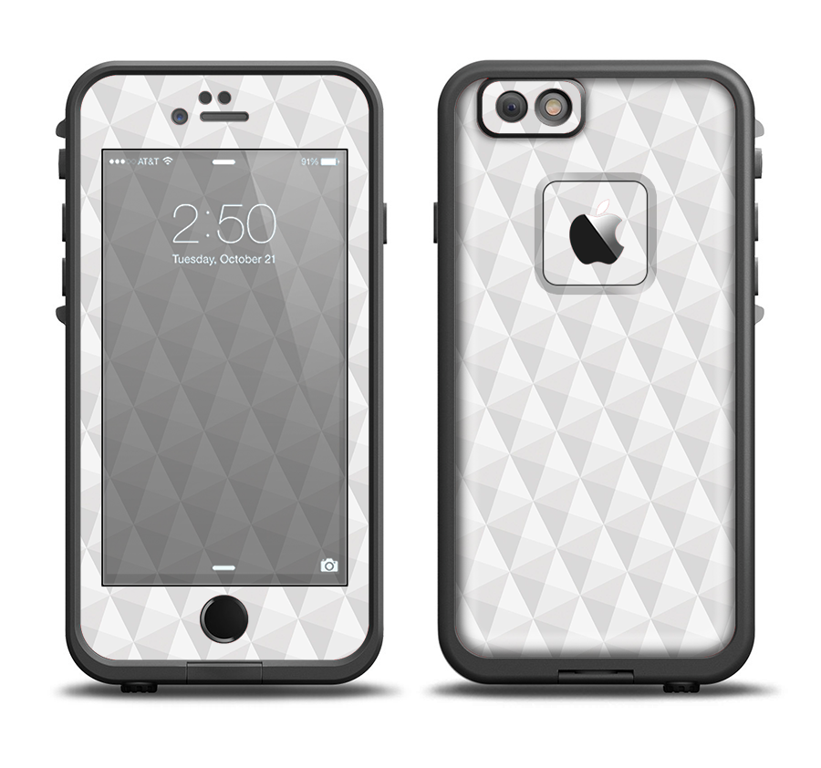 the white studded seamless pattern Apple iPhone 6/6s Plus LifeProof Fre ...