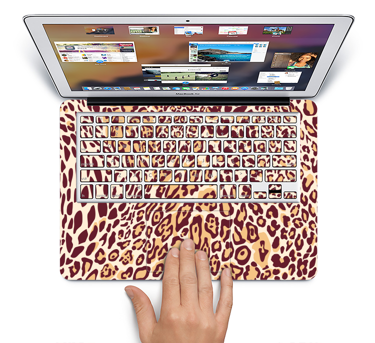 The Wild Leopard Print Skin Set for the Apple MacBook Pro 15" with Ret ...