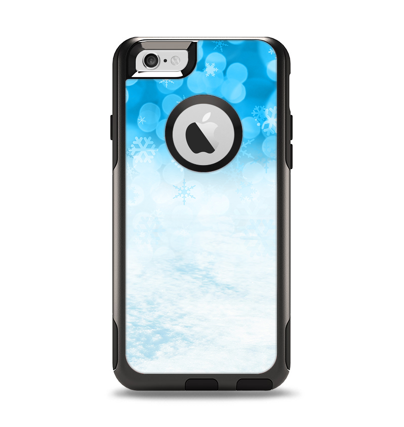The Winter Blue Abstract Unfocused Apple iPhone 6 Otterbox Commuter Ca ...