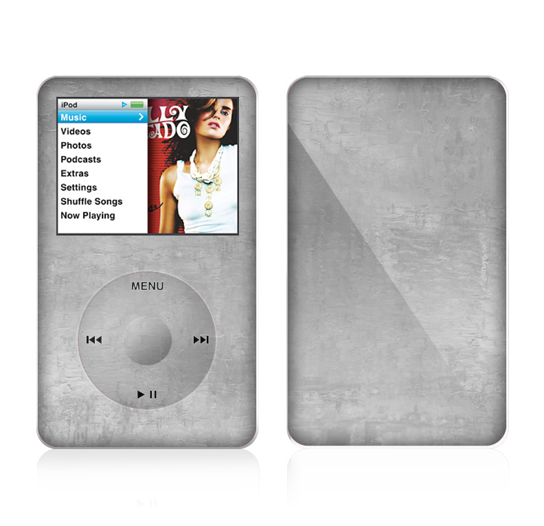 The Wrinkled Silver Surface Skin For The Apple iPod Classic – DesignSkinz