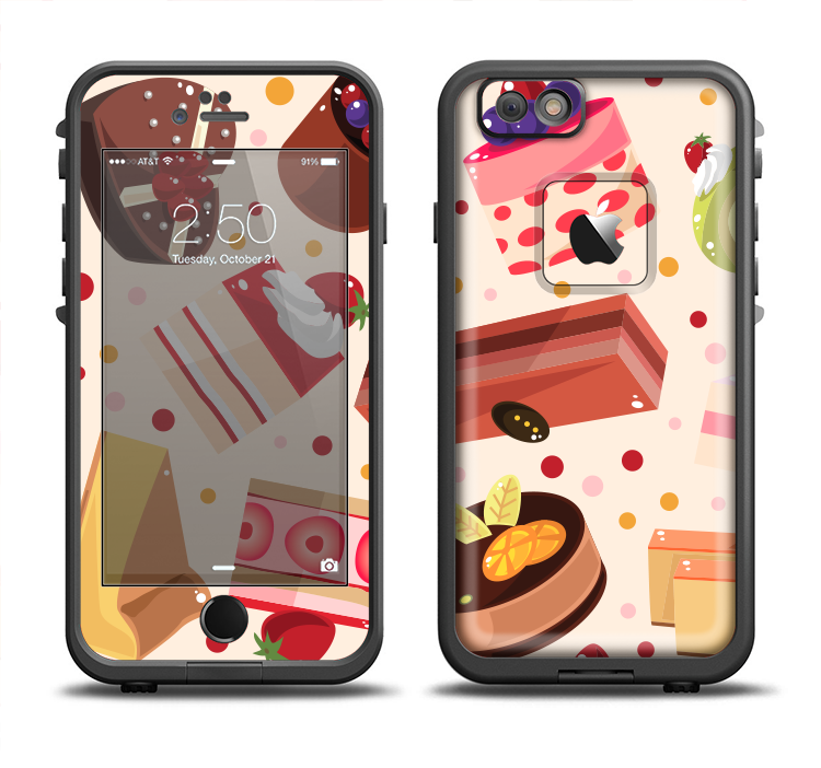 the yummy dessert pattern Apple iPhone 6/6s Plus LifeProof Fre Case ...