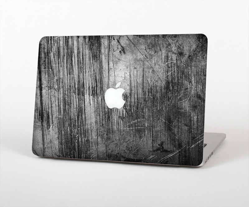 The Grunge Scratched Metal Skin Set for the Apple MacBook Pro 15" with ...