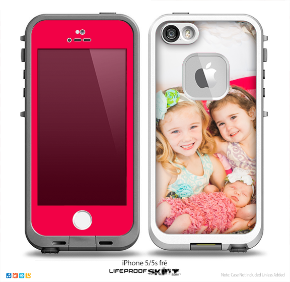 The Add Your Own Photo Skin for the iPhone 5-5s Fre LifeProof Case ...