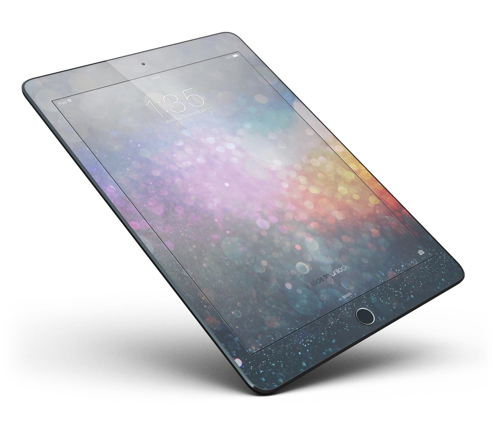 Tie Dye Unfocused Glowing Orbs of Light Full Body Skin for the iPad Pr ...