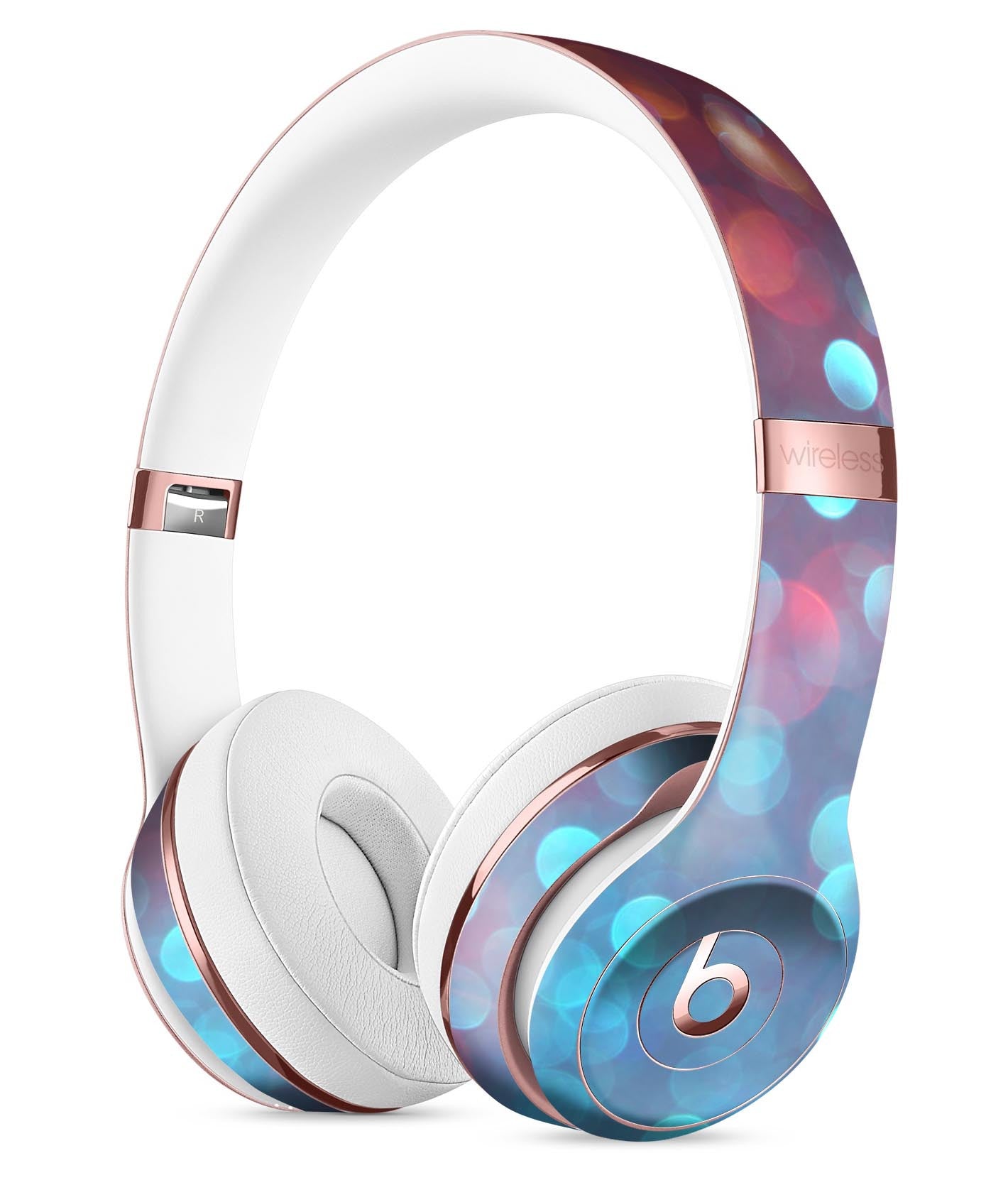 Unfocused Blue and Red Orbs Full-Body Skin Kit for the Beats by Dre So ...