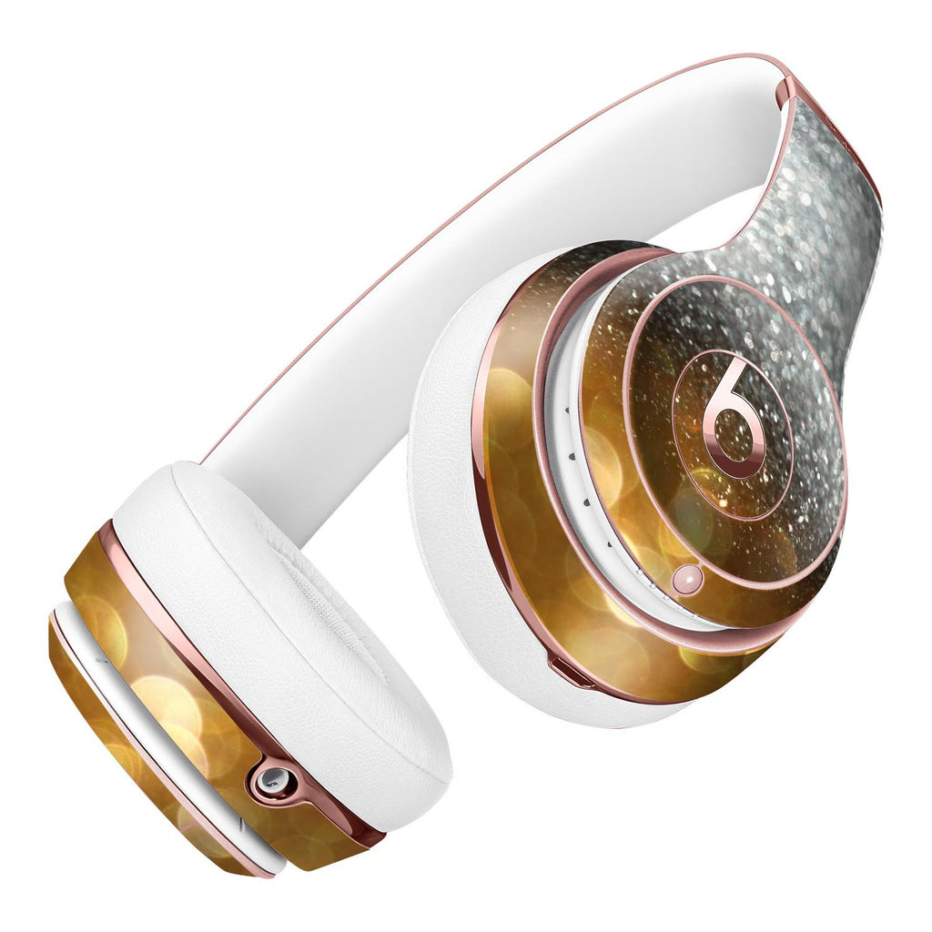 Unfocused Silver Sparkle with Gold Orbs Full-Body Skin Kit for the Bea ...