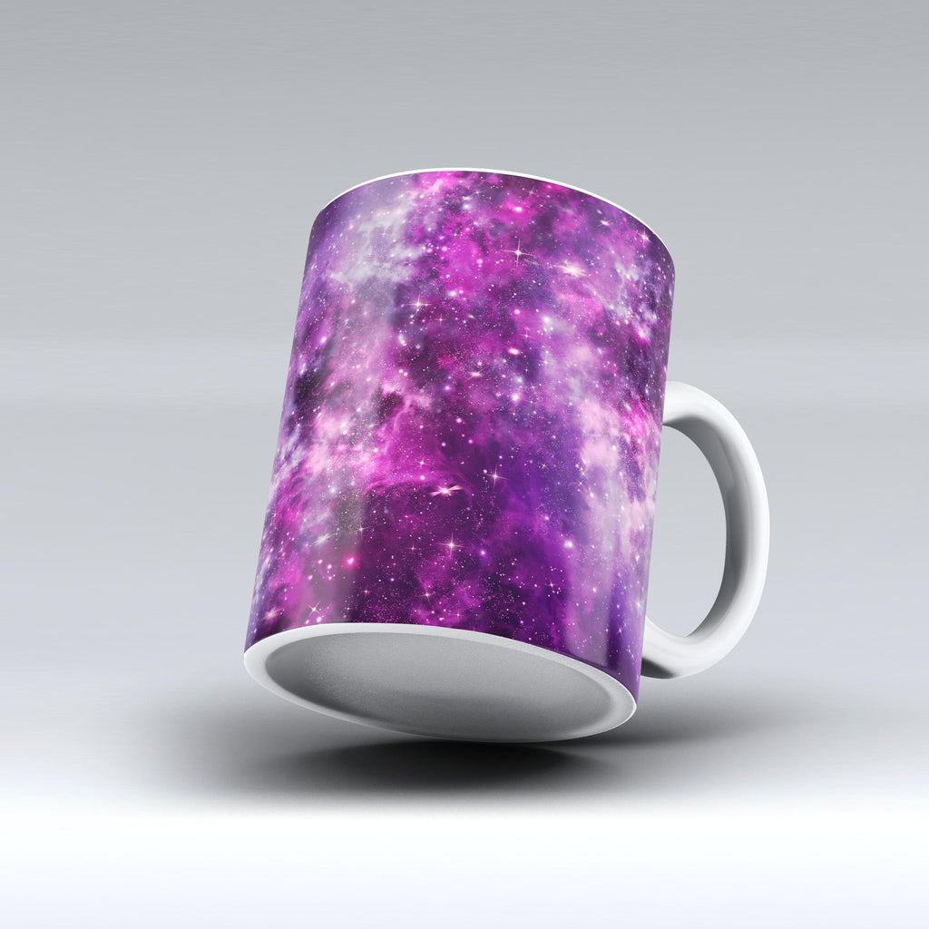The Vibrant Purple Deep Space ink-Fuzed Ceramic Coffee Mug – DesignSkinz
