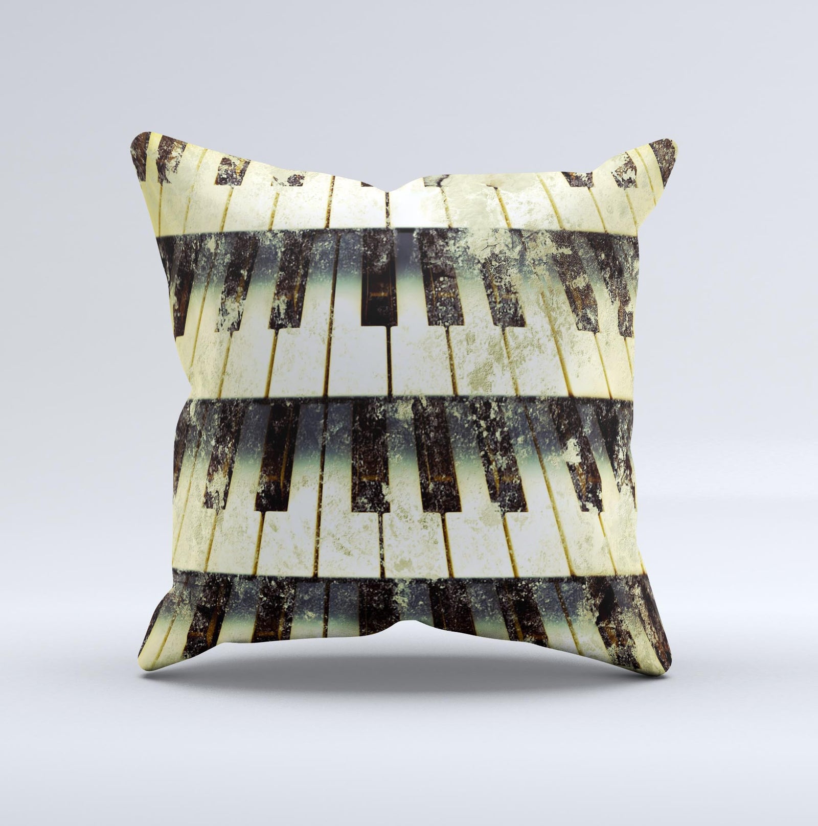 Vintage Pianos Keys ink-Fuzed Decorative Throw Pillow – DesignSkinz