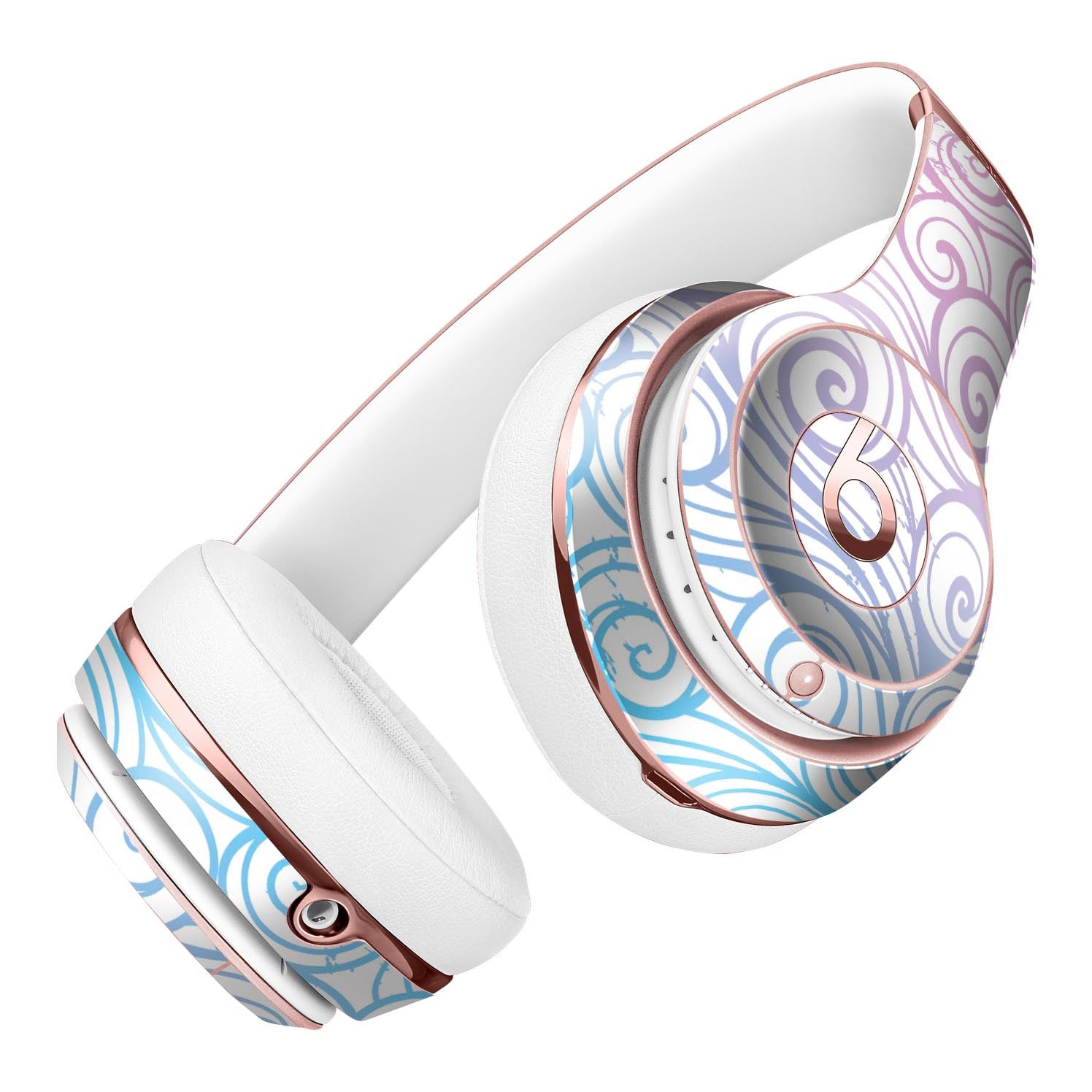 Vivid Blue Gradiant Swirl Full-Body Skin Kit for the Beats by Dre Solo ...