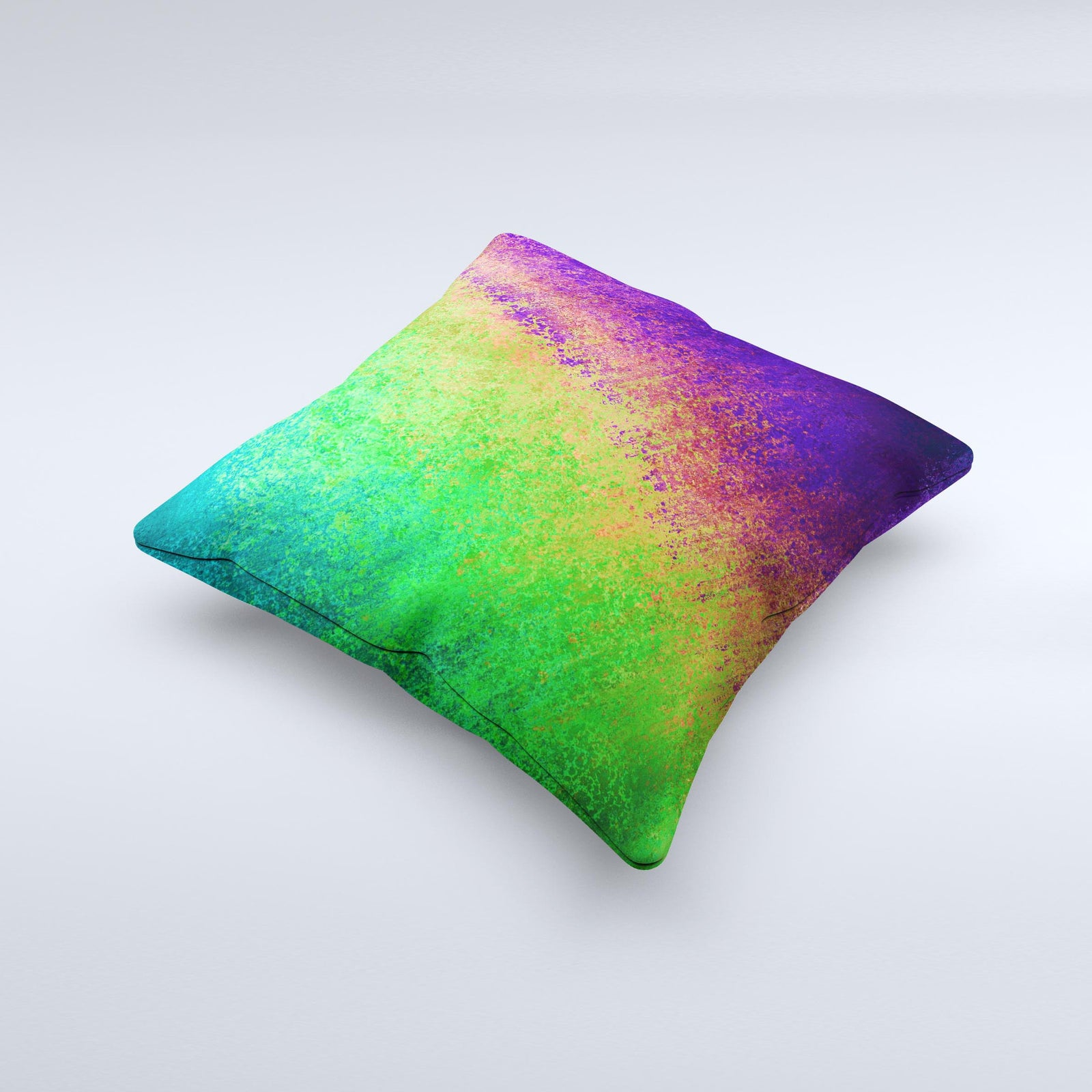 Vivid Neon Colored Texture Ink-Fuzed Decorative Throw Pillow – DesignSkinz