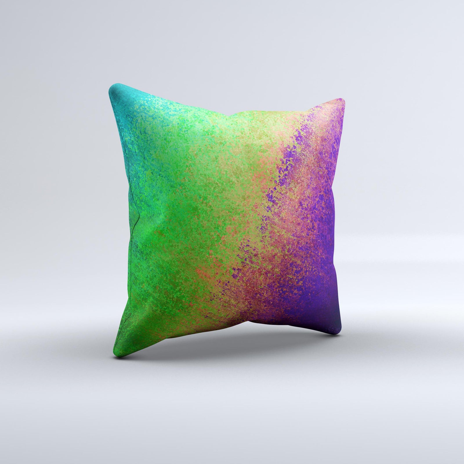 Vivid Neon Colored Texture Ink-Fuzed Decorative Throw Pillow – DesignSkinz