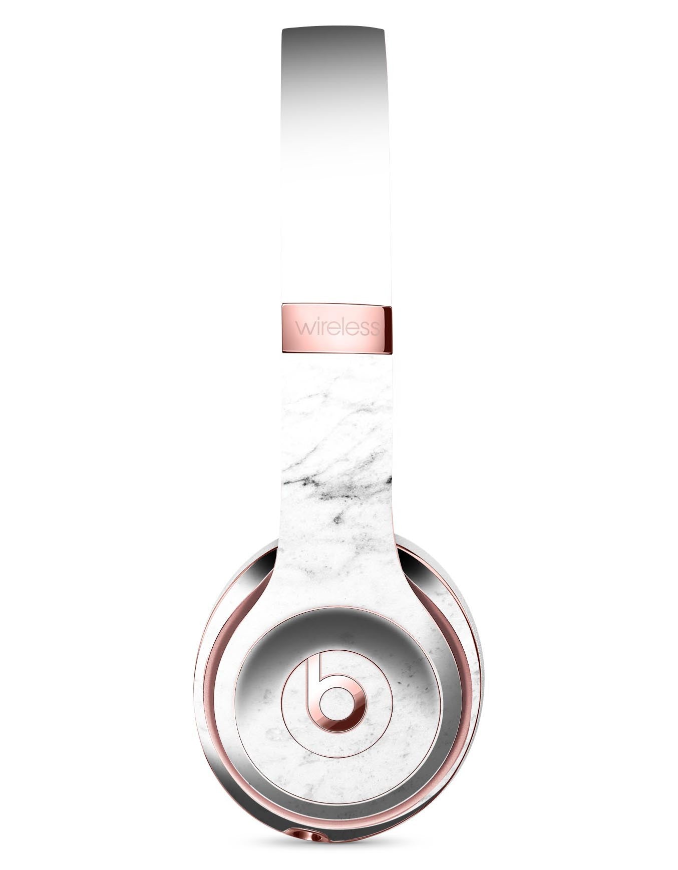 White and Gray Neutral Marble Surface Full-Body Skin Kit for the Beats ...