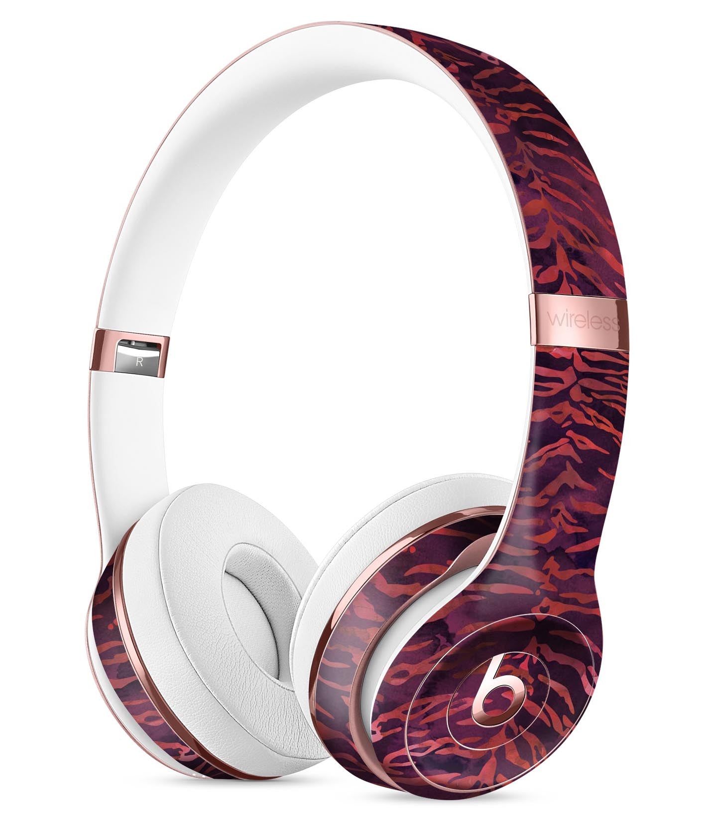 Wine Watercolor Tiger Pattern Full-Body Skin Kit for the Beats by Dre ...