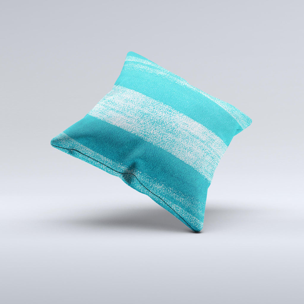 Worn Blue Texture ink-Fuzed Decorative Throw Pillow – DesignSkinz