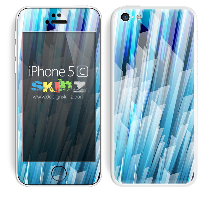 Abstract Blue Streaks Skin For The iPhone 5c – DesignSkinz